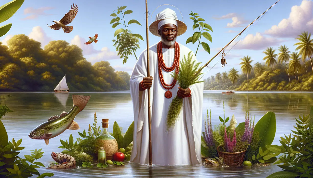 Exploring the Spiritual Connection: Inle: Orisha Insights – Botanica Nena